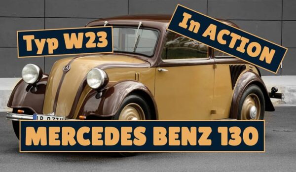 Mercedes-Benz 130 Heckmotor (W23) – (1931-1939) – Classics Dude